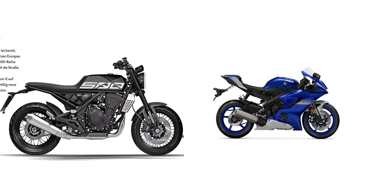 Motorrad Vergleich Brixton Crossfire 500 X 2020 vs. Yamaha YZF-R6 2020