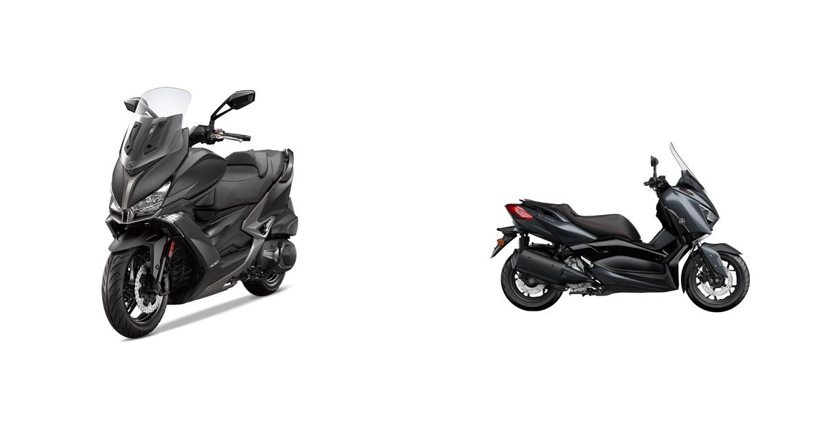 Motorrad Vergleich Kymco Xciting S 400i ABS 2019 vs. Yamaha XMAX 300 ...