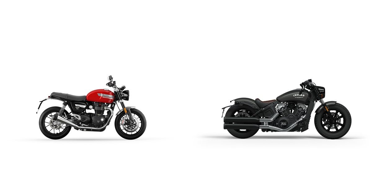 Triumph Speed Twin 1200 2022 vs Indian Scout Bobber 1131 2022