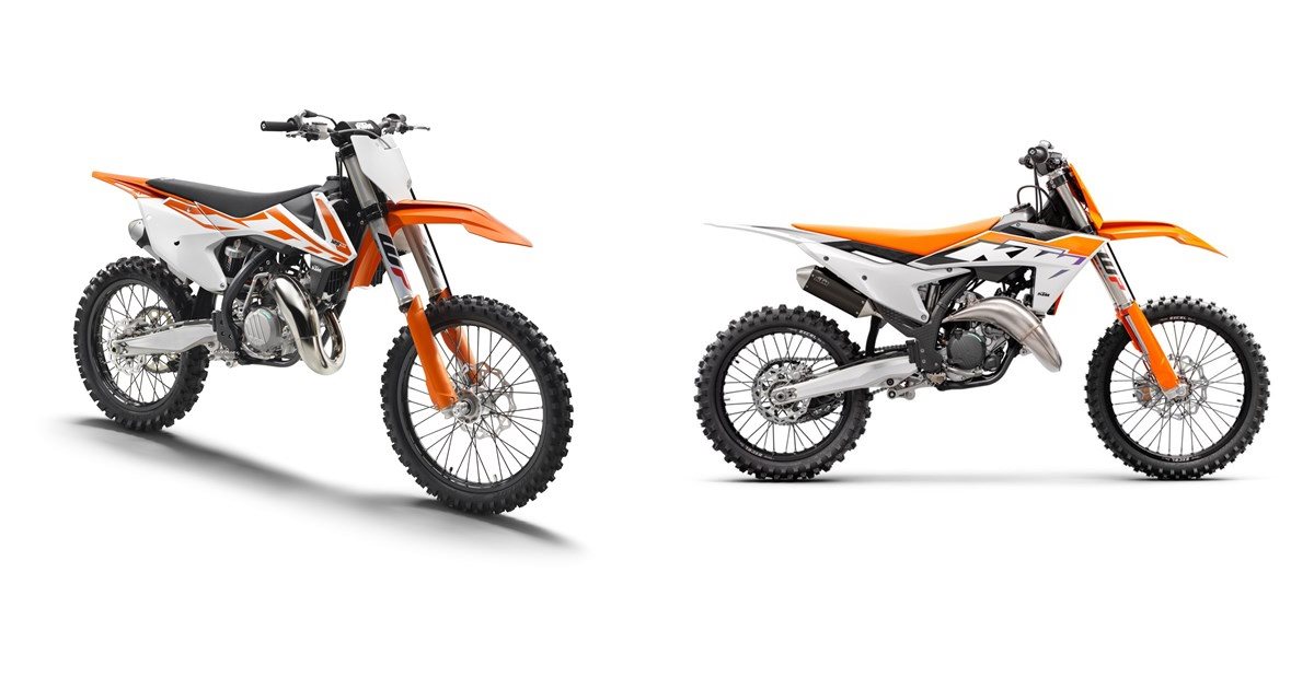 Motorrad Vergleich KTM 125 SX 2017 vs. KTM 125 SX 2023