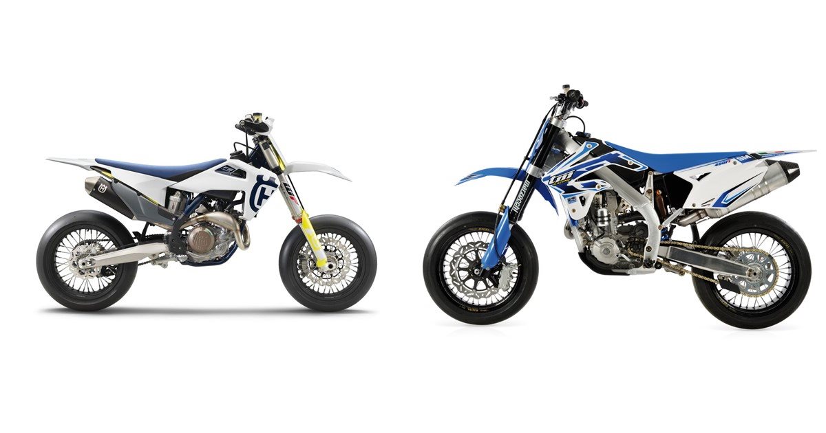 Motorrad Vergleich Husqvarna FS 450 2020 vs. TM SMX 450 FI 2013