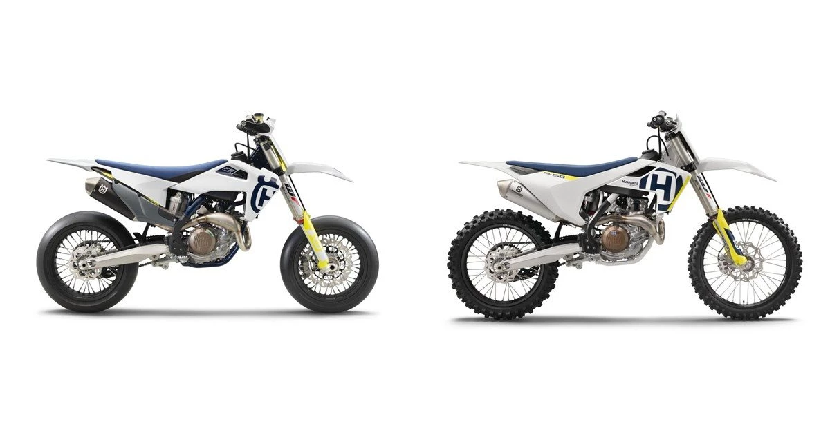 Motorrad Vergleich Husqvarna FS 450 2020 vs. Husqvarna FC 450 2018