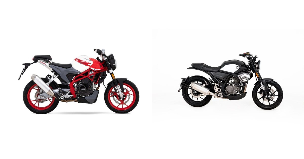 Motorrad Vergleich SWM Varez 125 2022 vs. Online SC 125 ABS 2022