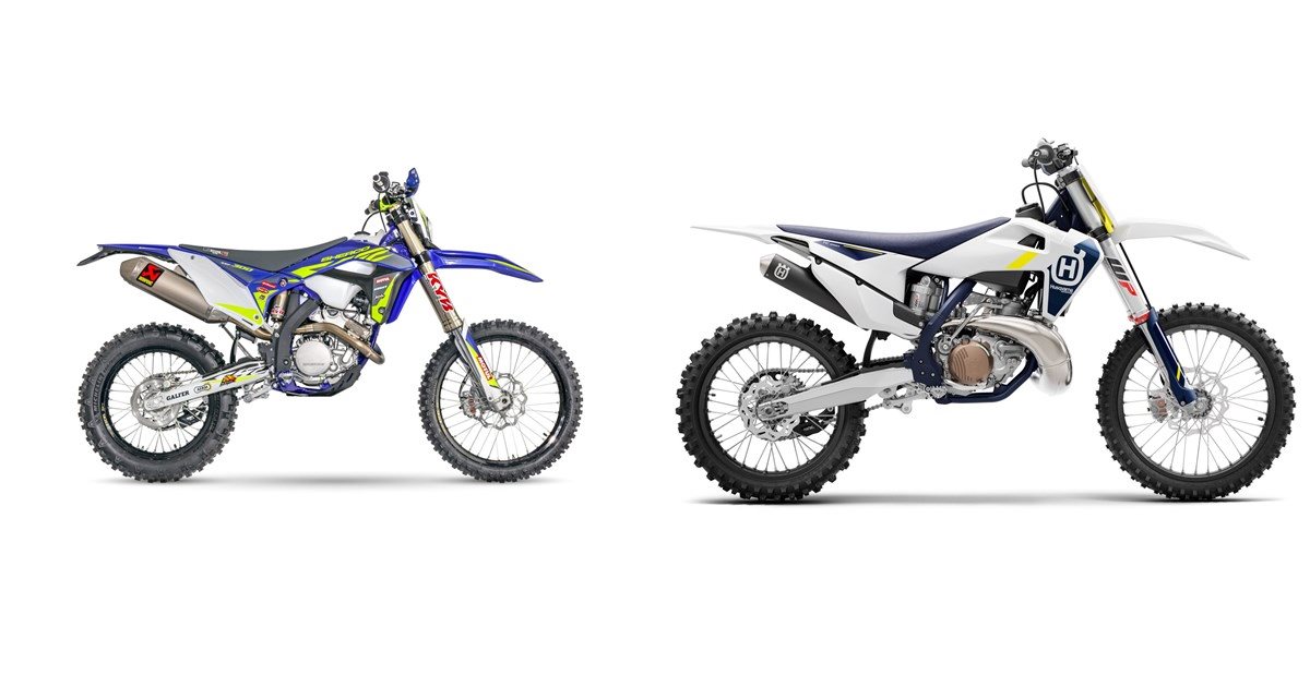 Motorrad Vergleich Sherco 250 SEF Factory 2022 vs. Husqvarna TC 250 2022