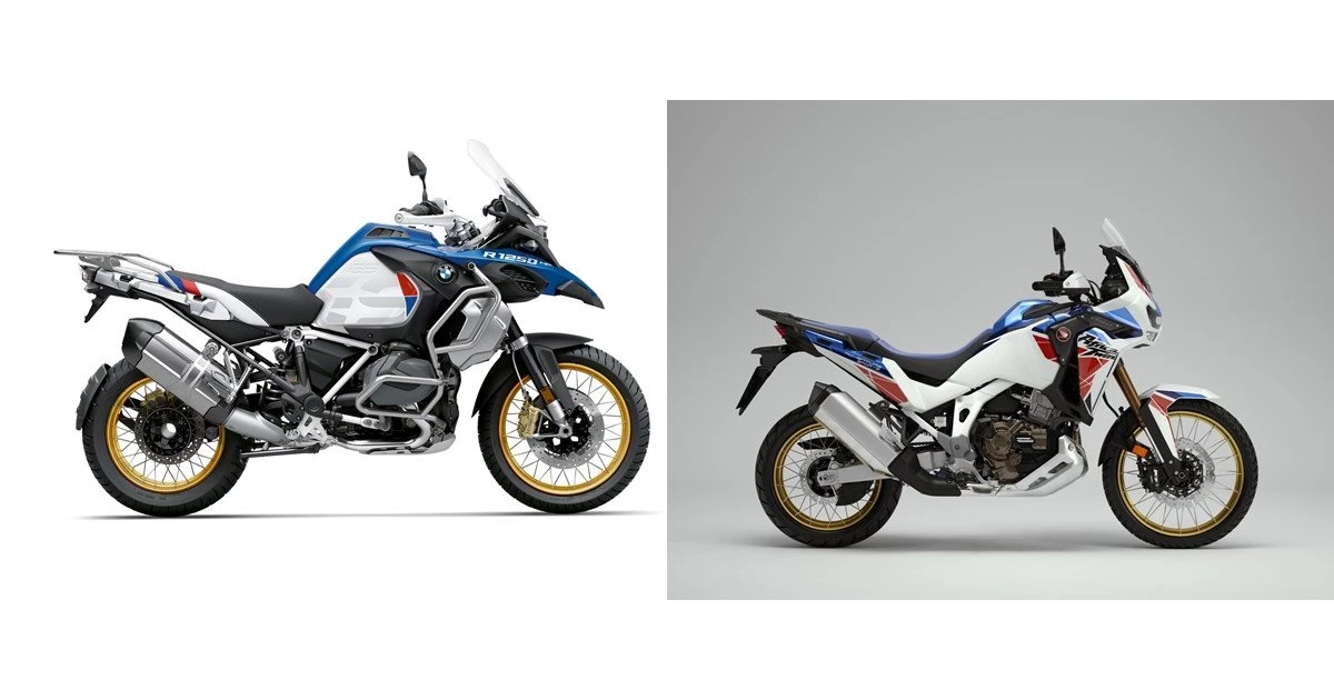 BMW R 1250 GS Adventure 2020 vs Honda CRF1100L Africa Twin Adventure ...