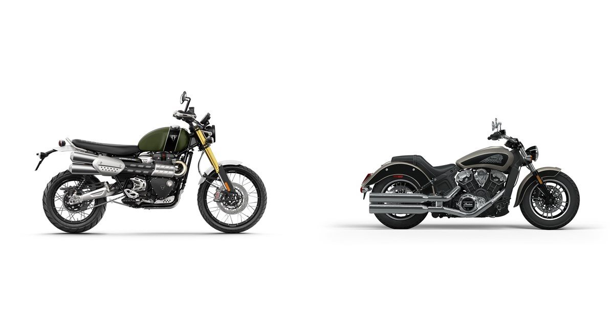 Triumph Scrambler 1200 XE 2022 vs Indian Scout 2022