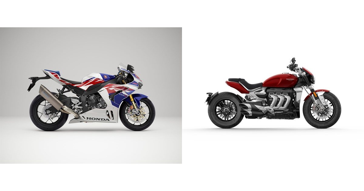 Honda Fireblade 30th Anniversary 2022 vs Triumph Rocket 3 R 2022