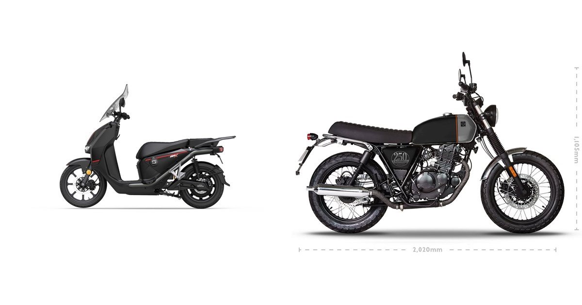 Super Soco CPx 2022 vs Brixton Cromwell 250 2022
