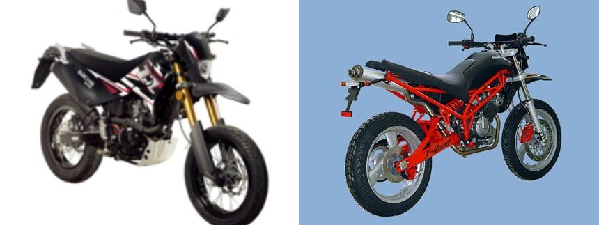 Motorrad Vergleich Sachs ZZ 125 2010 vs. Sachs XRoad 125 2009