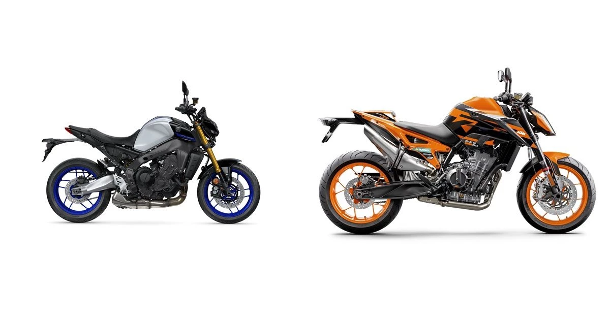 Motorrad Vergleich Yamaha MT-09 SP 2022 vs. KTM 890 Duke GP 2022