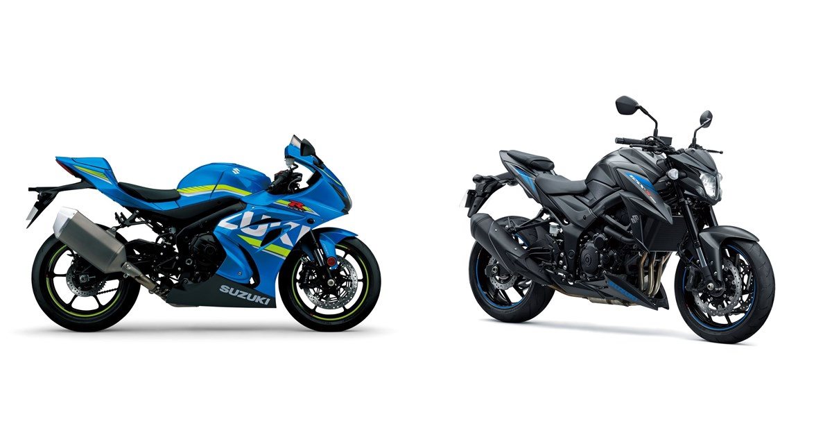 Motorrad Vergleich Suzuki GSX-R 1000 2017 vs. Suzuki GSX-S750 2019