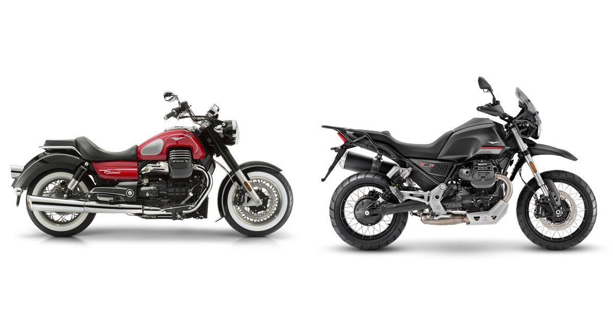 Motorrad Vergleich Moto Guzzi Eldorado 2020 vs. Moto Guzzi V85 TT 2022