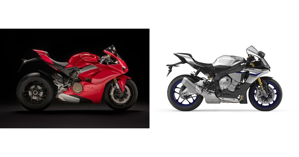 Ducati Panigale V4 2019 vs Yamaha R1M 2016