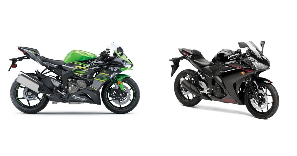Kawasaki Ninja ZX-6R 2019 vs Yamaha R3 2015