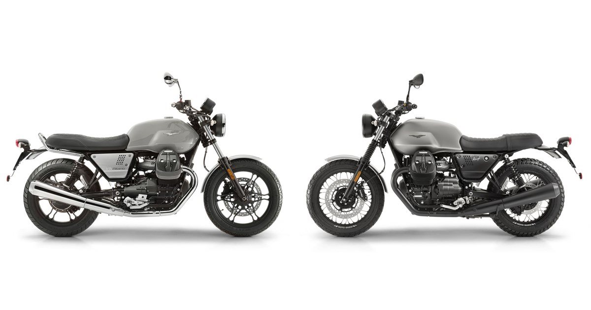 Motorrad Vergleich Moto Guzzi V7 III Milano 2018 vs. Moto Guzzi V7 III ...
