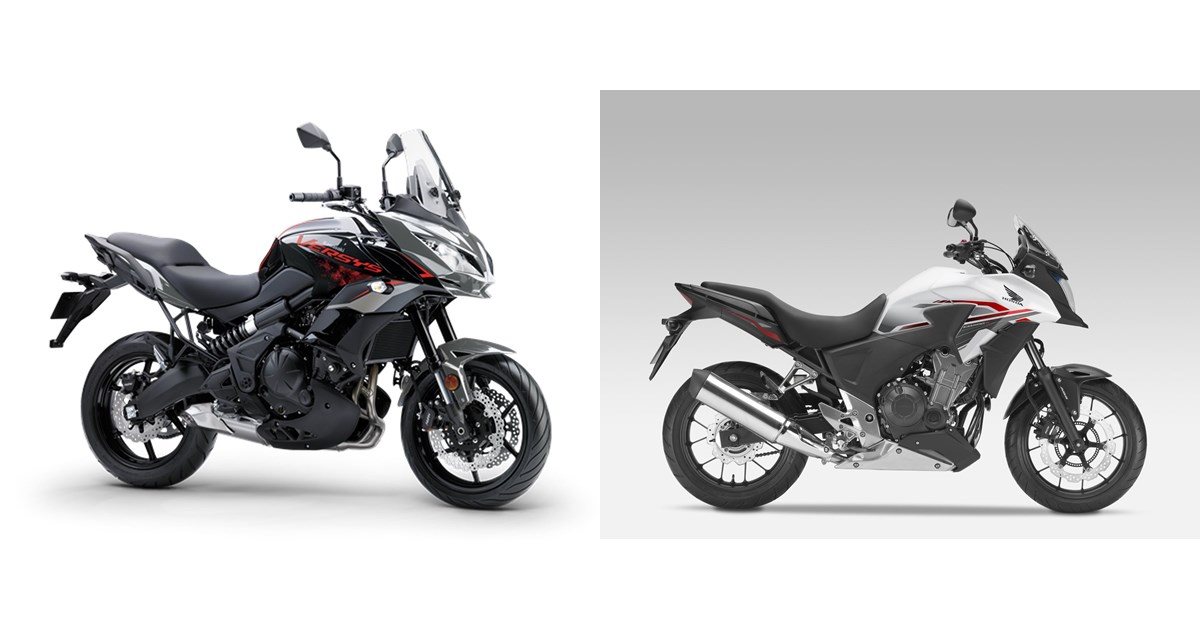 Motorrad Vergleich Kawasaki Versys 650 2021 vs. Honda CB500X 2017