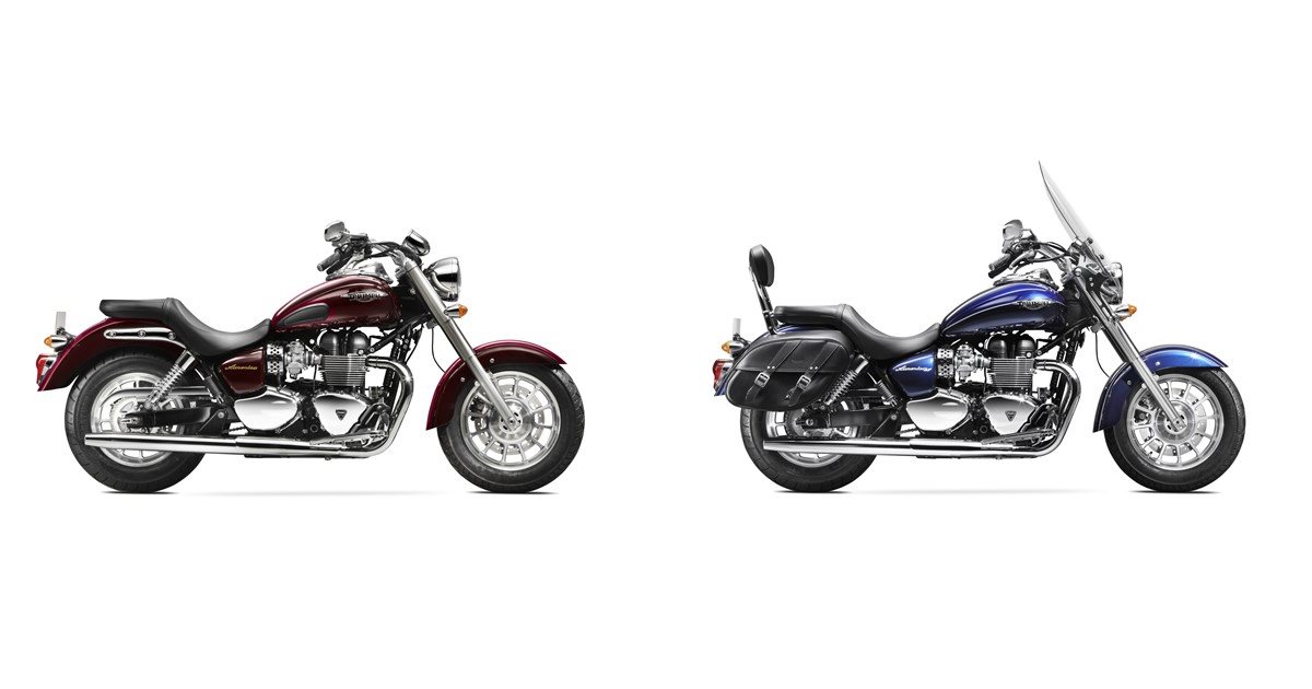 Motorrad Vergleich Triumph America 2014 vs. Triumph America LT 2014