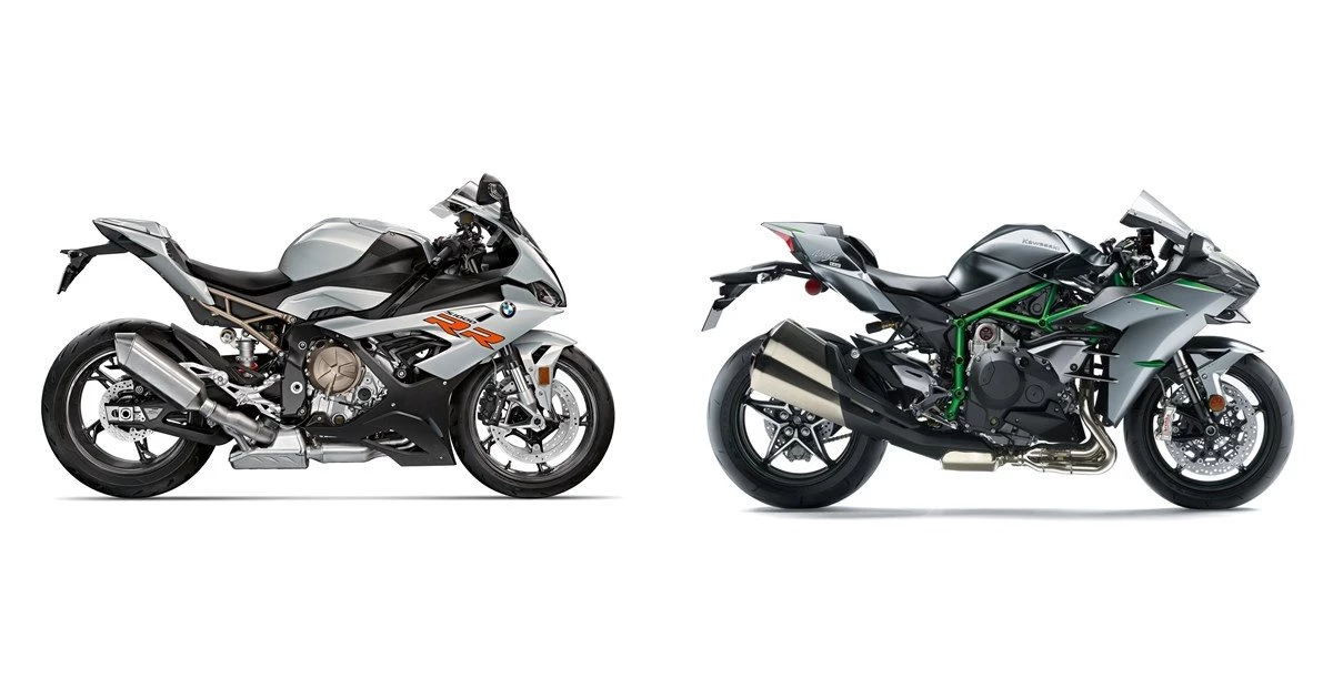 Motorrad Vergleich BMW S 1000 RR 2020 vs. Kawasaki Ninja H2 Carbon 2020