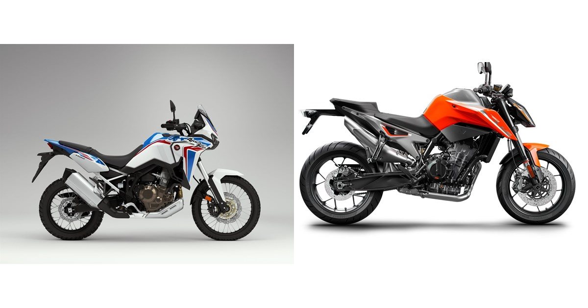 Honda CRF1100L Africa Twin 2021 vs KTM 790 Duke 2020