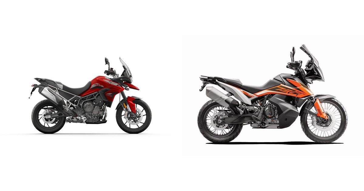 Comparaison des motos Triumph Tiger 900 GT Pro 2020 VS. KTM 790 ...