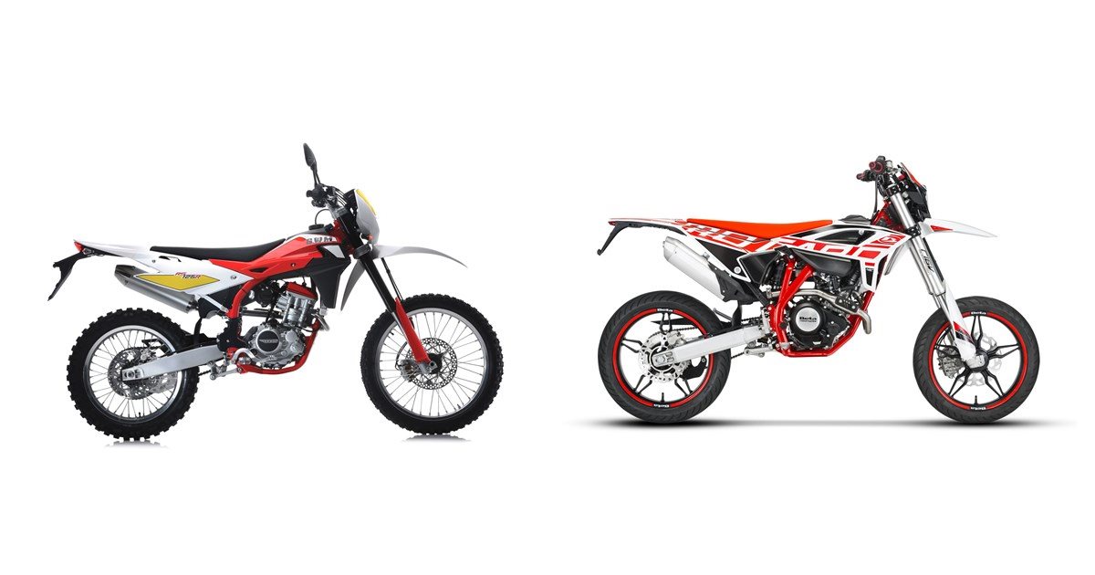 Motorrad Vergleich SWM RS 125 R 2018 vs. Beta RR 125 LC Motard 2021
