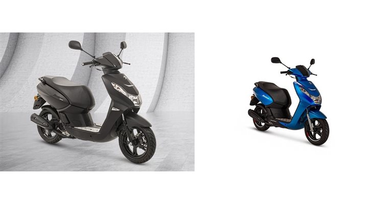 Motorrad Vergleich Peugeot Kisbee 50 4T Black Edition 2022 vs. Peugeot ...