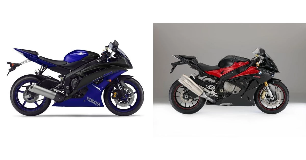 Motorrad Vergleich Yamaha YZF-R6 2014 vs. BMW S 1000 RR 2016