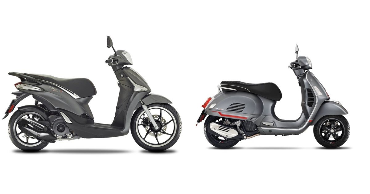 Motorrad Vergleich Piaggio Liberty 125 Iget 4t 3v Sport 2020 Vs Vespa
