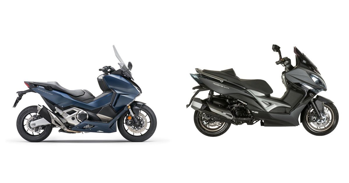 Motorrad Vergleich Honda Forza 750 2021 vs. Kymco Xciting 400i ABS 2017