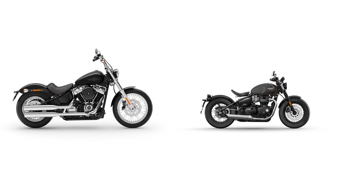 Motorrad Vergleich Harley-Davidson Softail Standard FXST 2020 vs ...