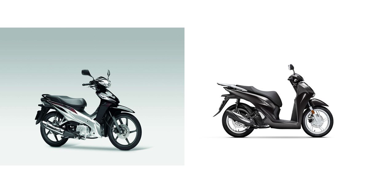Honda Wave 110 2014 vs Honda SH150i 2020