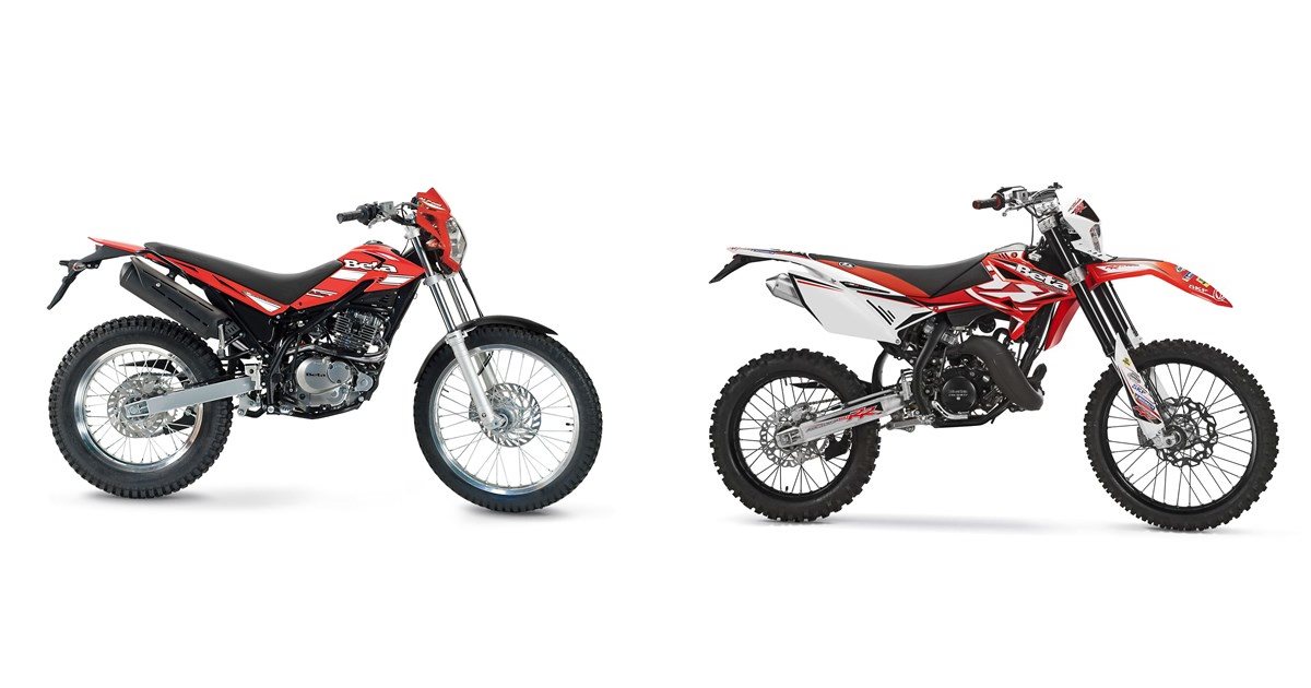 Motorrad Vergleich Beta Alp 200 2019 vs. Beta RR 50 Factory 2013