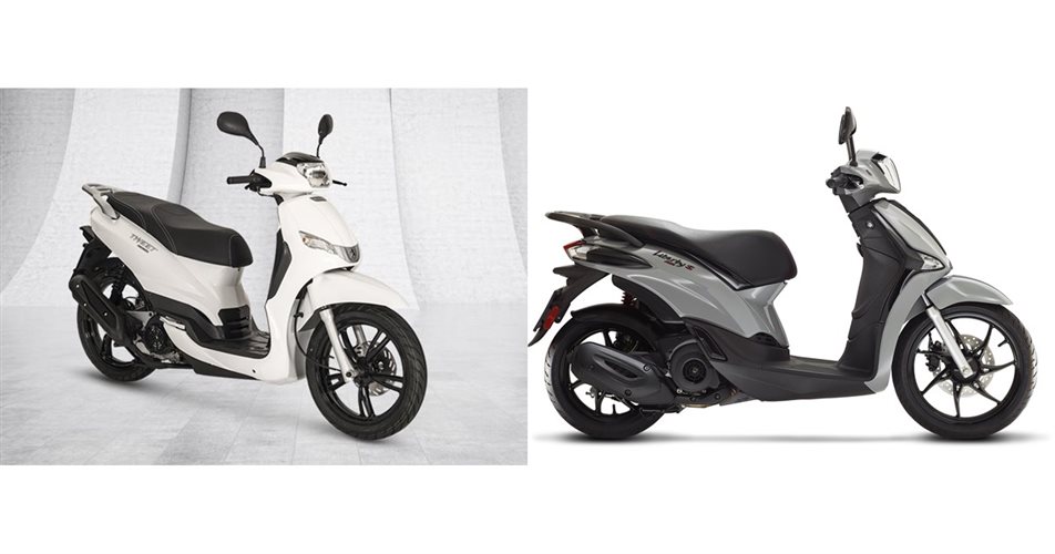 Motorrad Vergleich Peugeot Tweet 200 Active 2022 Vs Piaggio Liberty