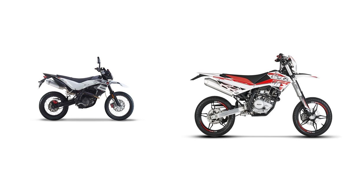 Motorrad Vergleich KSR Moto TR 125 X 2021 vs. Beta RR Motard 125 4T LC 2020