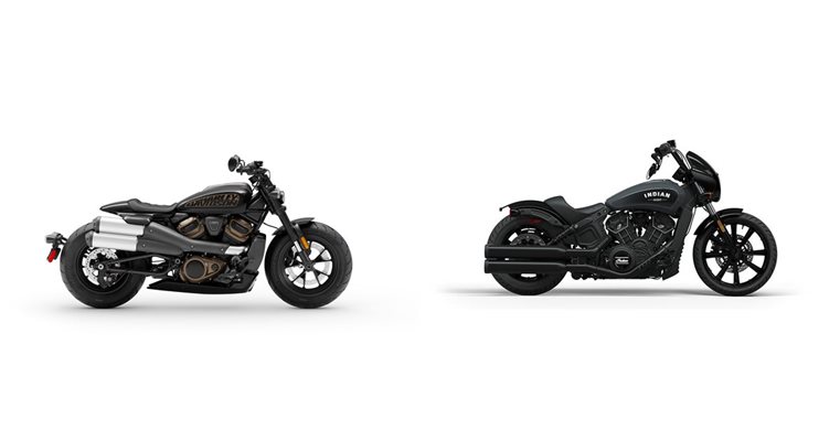 Harley-Davidson Sportster S RH1250S 2021 vs Indian Scout Rogue 2022
