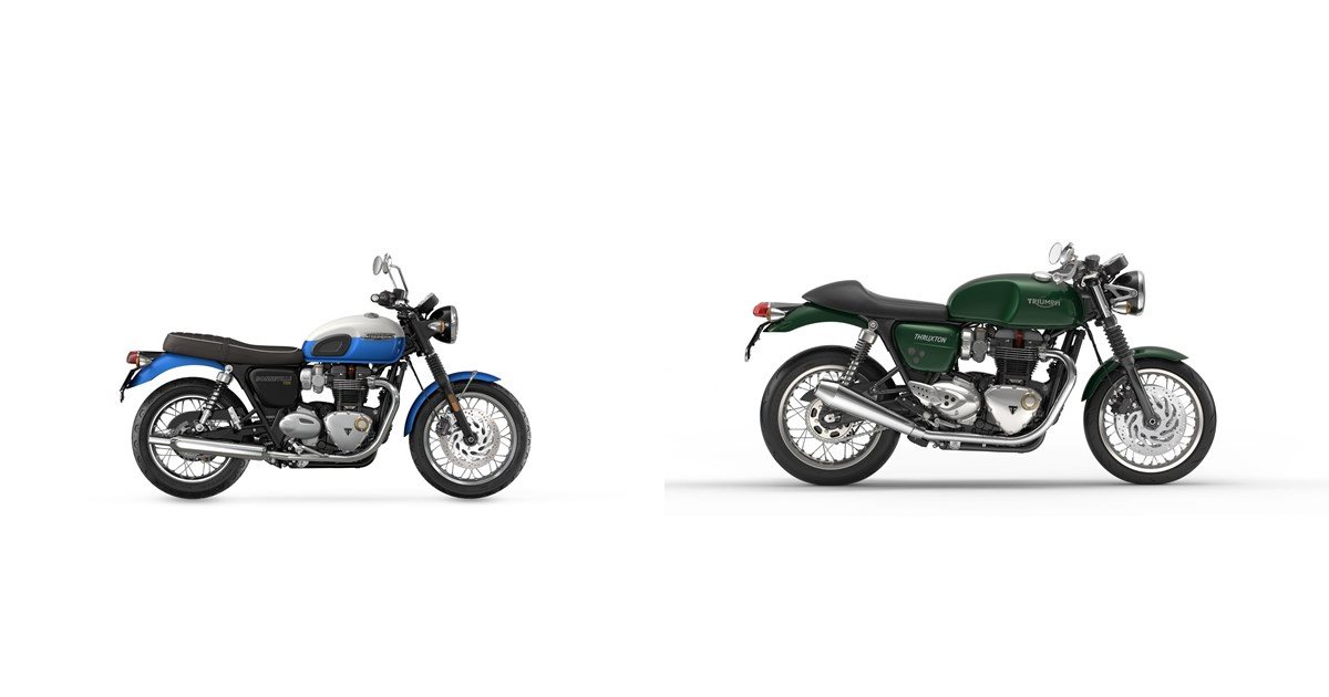 Triumph Bonneville T120 2023 vs Triumph Thruxton 1200 2019
