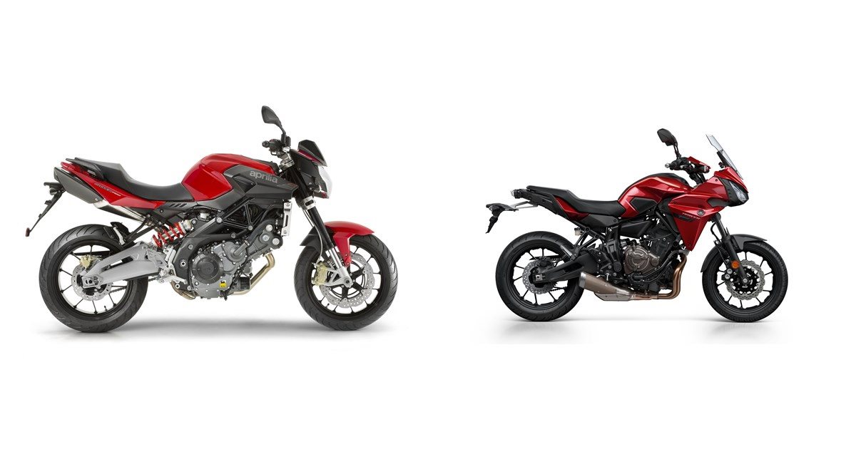 Motorrad Vergleich Aprilia Shiver 750 2018 vs. Yamaha Tracer 700 2018