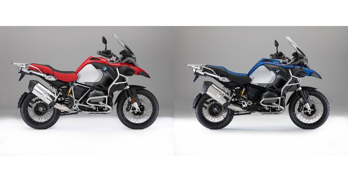 Motorrad Vergleich BMW R 1200 GS Adventure 2018 vs. BMW R 1200 GS ...