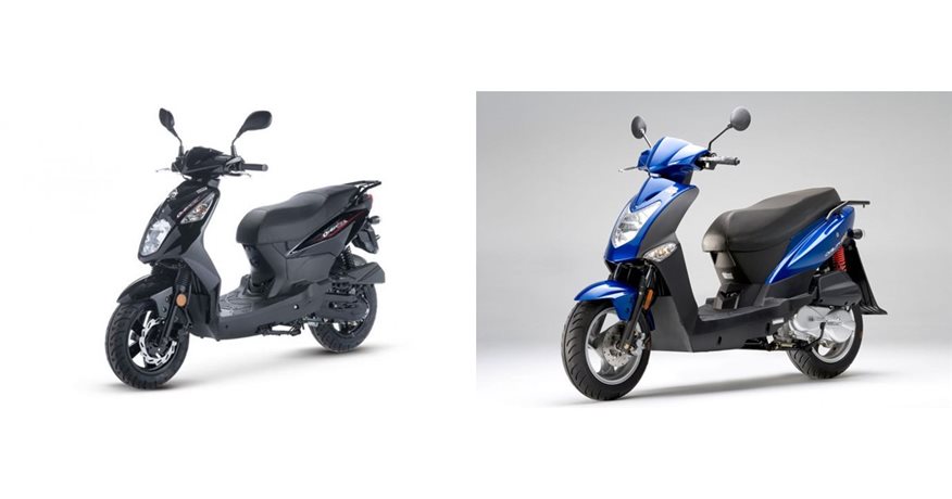 Motorrad Vergleich Sym Orbit II 125 2021 vs. Kymco Agility 125 2015