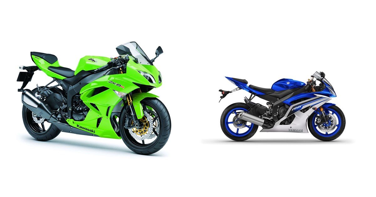 Motorrad Vergleich Kawasaki Ninja ZX-6R 2016 vs. Yamaha YZF-R6 2016