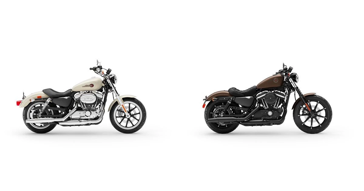 Motorrad Vergleich Harley-Davidson Sportster XL 883 L SuperLow 2020 vs ...