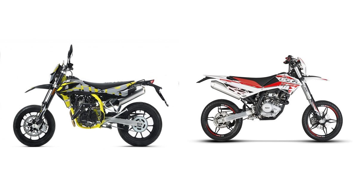 Motorrad Vergleich SWM SM 125 R 2020 vs. Beta RR Motard 125 4T LC 2020