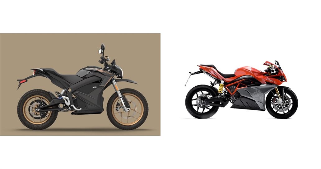 Motorrad Vergleich Zero DSR 2022 vs. Energica Ego 2018