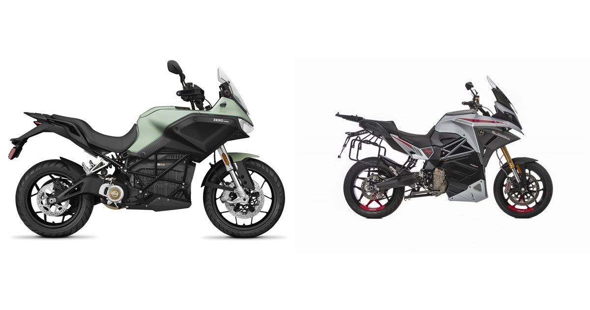 Motorrad Vergleich Zero DSR/X 2022 vs. Energica Experia 2022