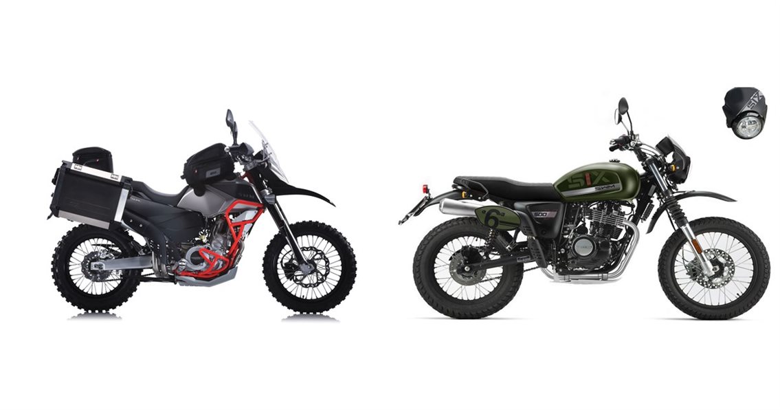 Motorrad Vergleich SWM Super Dual 650 2018 vs. SWM Six Days 500 2022