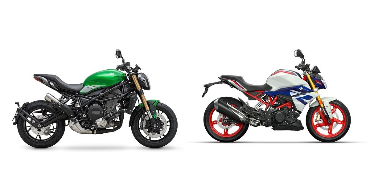 Motorrad Vergleich Benelli 752 S 2022 vs. BMW G 310 R 2022