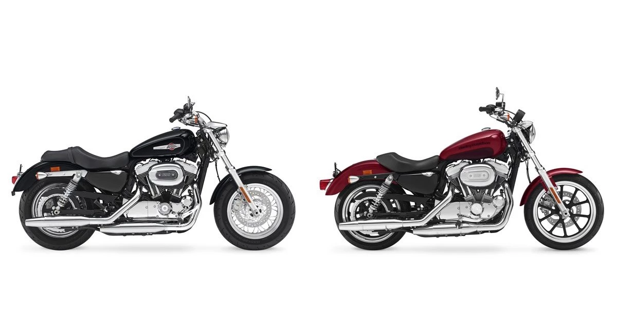 Harley-Davidson Sportster XL 1200C Custom 2017 vs Harley-Davidson ...
