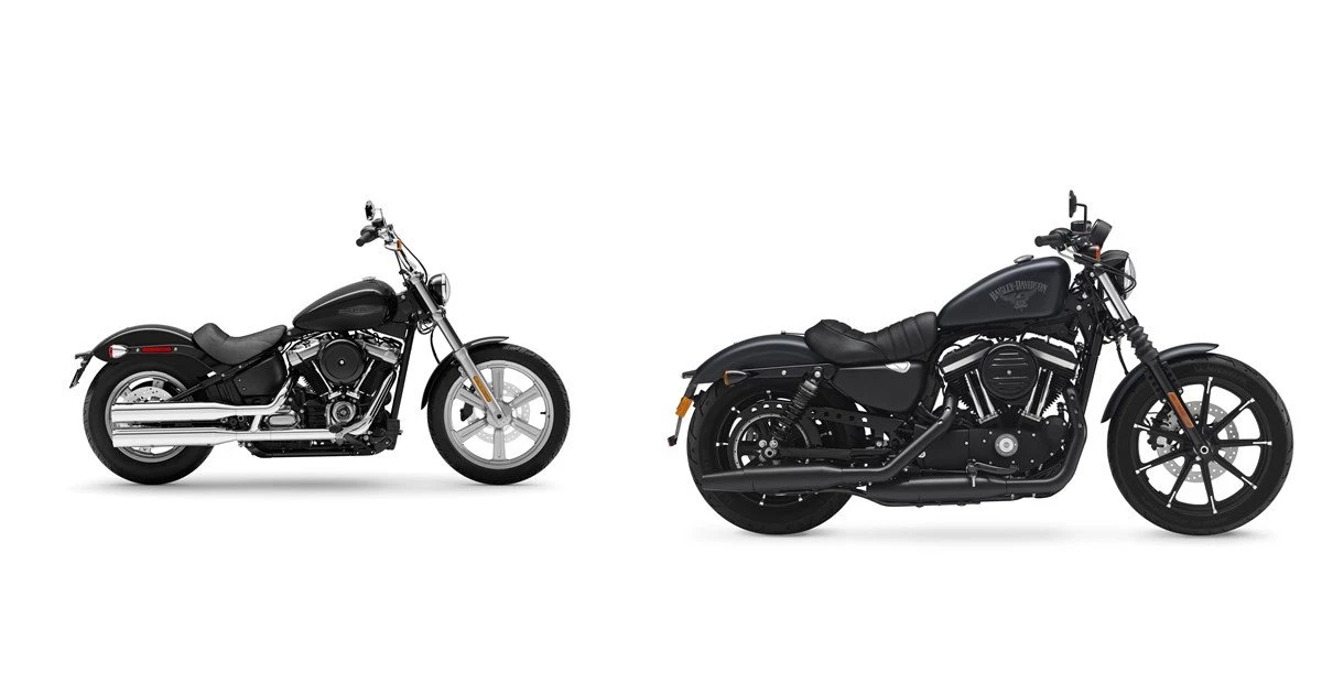 Motorrad Vergleich Harley-Davidson Softail Standard FXST 2022 vs ...