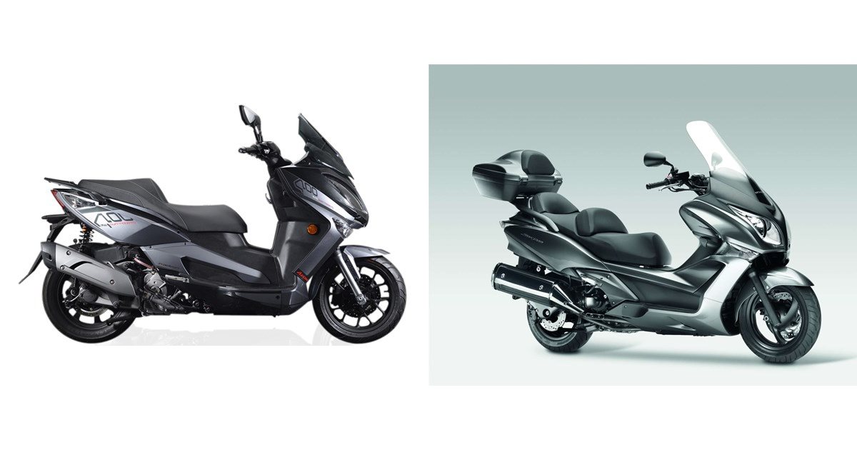 Motorrad Vergleich Aeon Elite 400i ABS 2017 vs. Honda SW-T 400 2014
