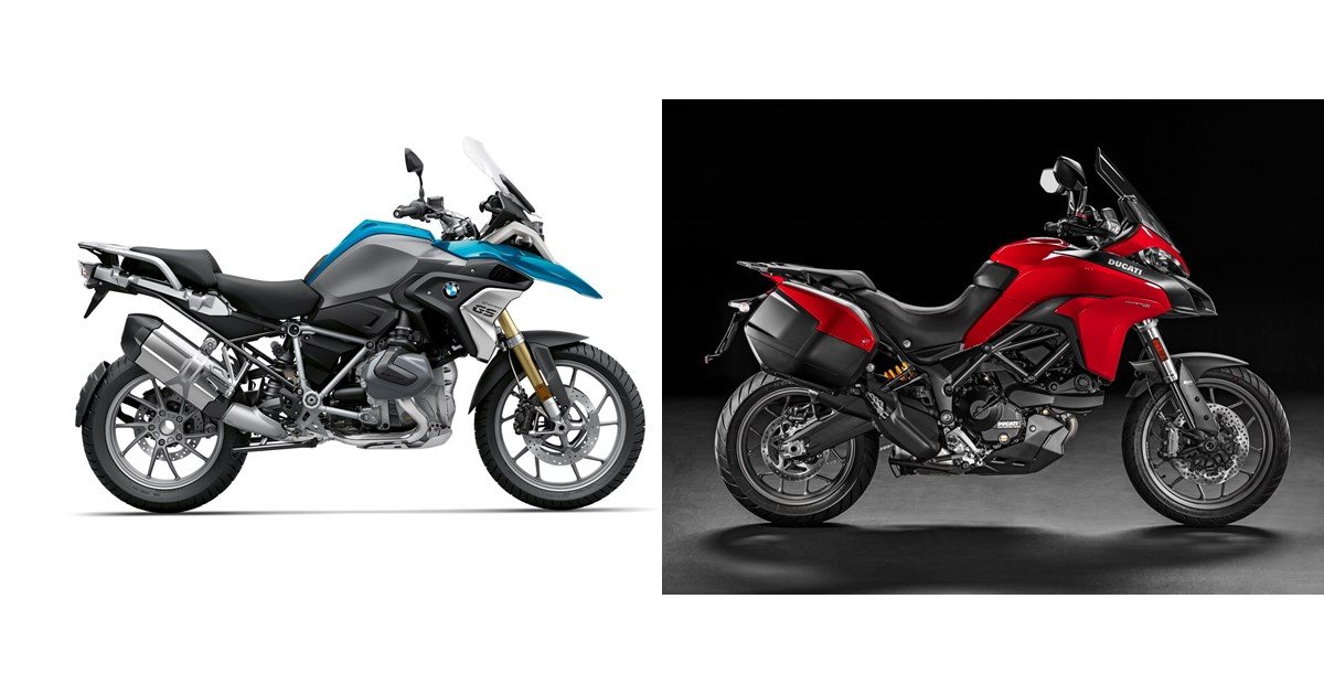 Motorrad Vergleich BMW R 1250 GS 2020 vs. Ducati Multistrada 950 2020